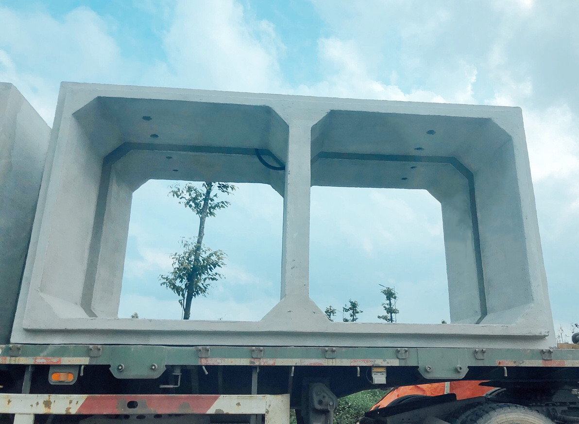 Double box culvert 2x(2000x2000)x1000x200 HL93 - Nhà máy bê tông AMACCAO